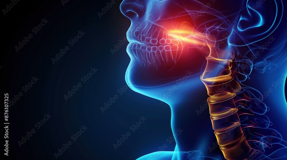 Person with a sore throat, highlighting the discomfort and common ...