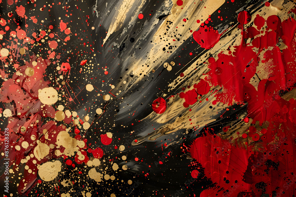 Aggressive Abstract Art: Bold, Chaotic, Striking, and Energetic ...