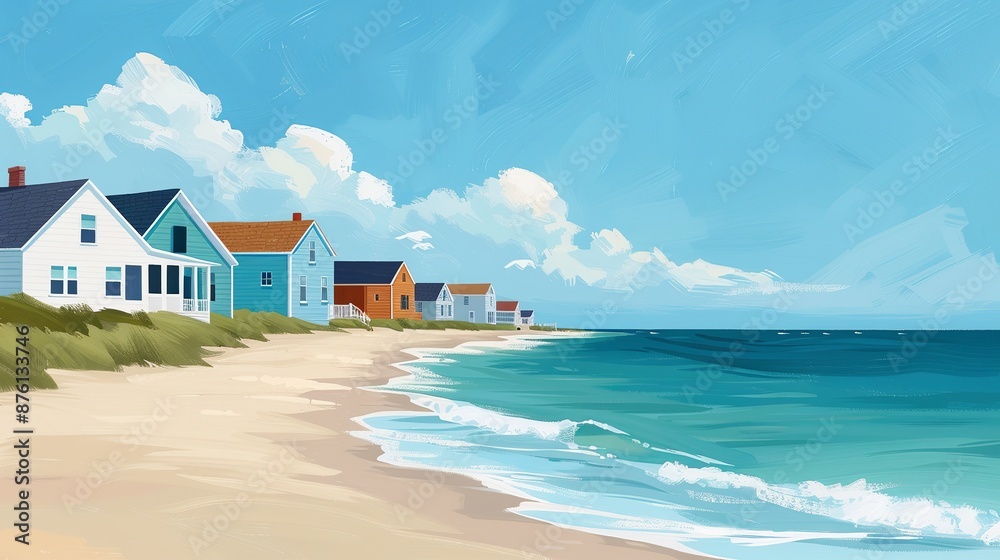 Coastal Living: Coastal landscapes, seaside towns, and beachfront ...