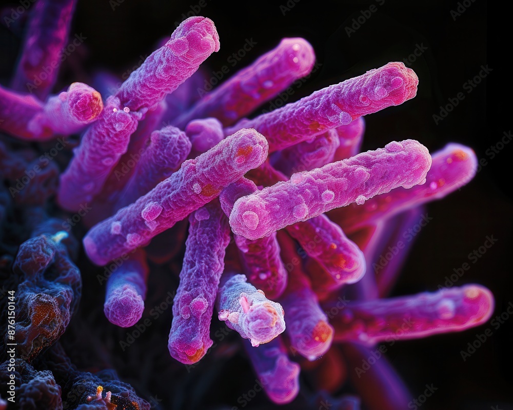 Extreme Close-up of Shigella Dysenteriae Bacteria Revealing Rod-Shaped ...