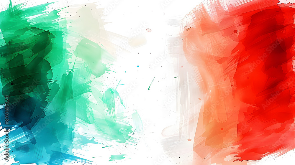 Italy background banner pattern template - Abstract watercolor ...