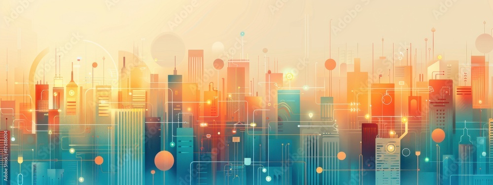 Animation illustrating the evolution of digital platforms in art, with ...