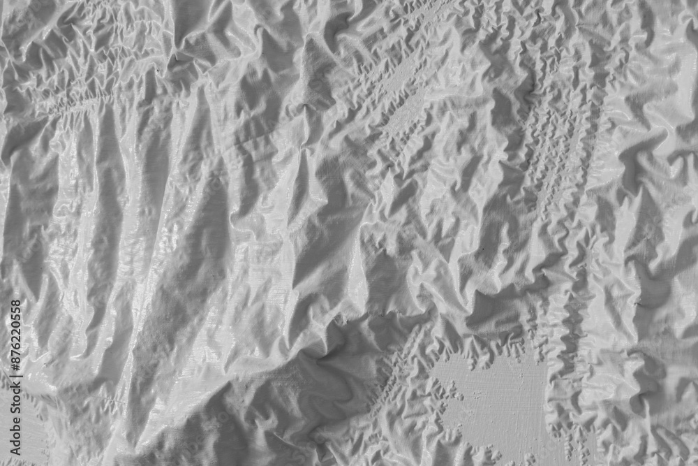 White Wavy Paint Peeling Off The Painted Surface. White Surface Painted ...