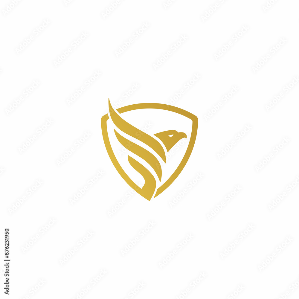eagle falcon shield logo, security shield eagle logo, shield eagle logo ...