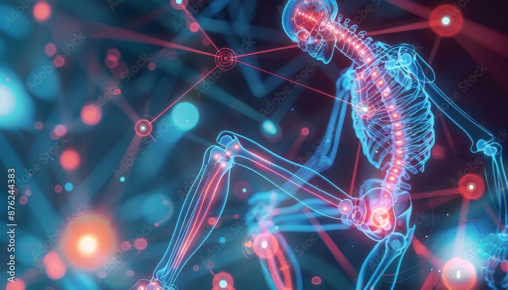 arthritis pain points diagram flowchart joint pain workflow blue ...