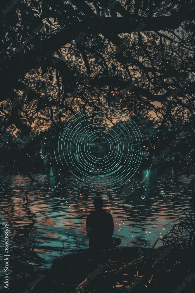 Standing by the riverbank, a high school student gazed into the distant ...