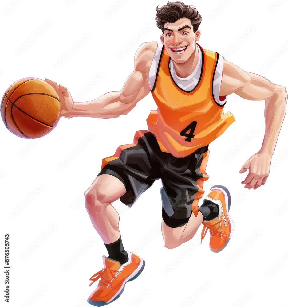 Watercolor Olympics Games Paris 2024 Clipart – Basketball Athletes ...
