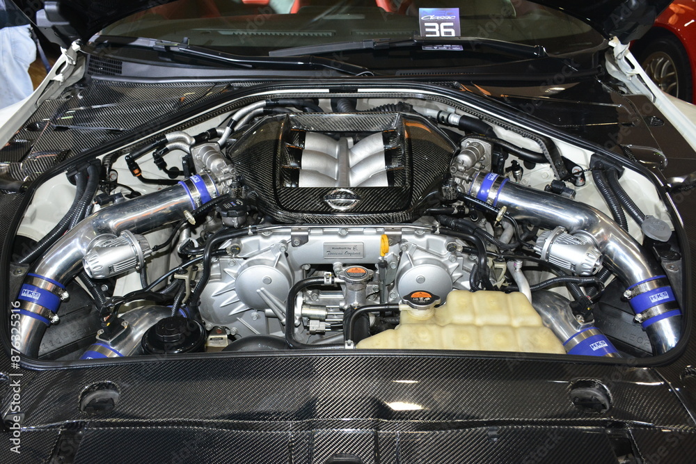 Nissan gtr engine at Neo classic car show in Muntinlupa, Philippines ...