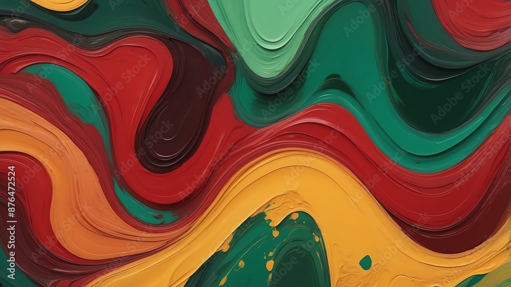 abstract color palette wallpaper with ruby red mustard background Stock ...