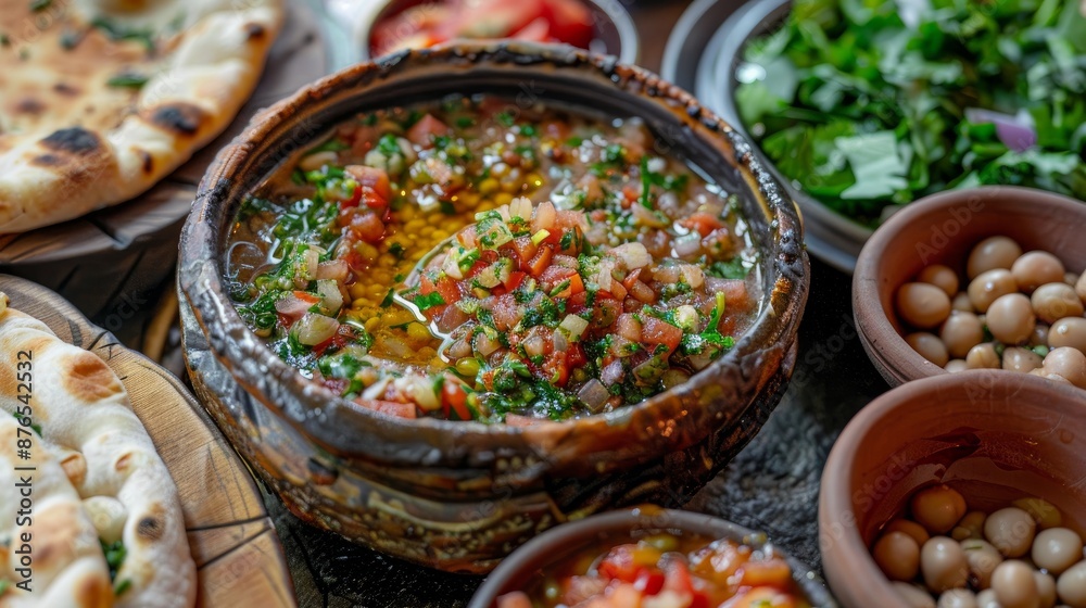 Foul Medames, a popular Middle Eastern dish, is a dip made with fava ...
