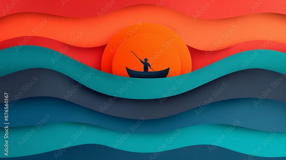 Sustainable fisheries shown by fishermen using eco-friendly practices ...