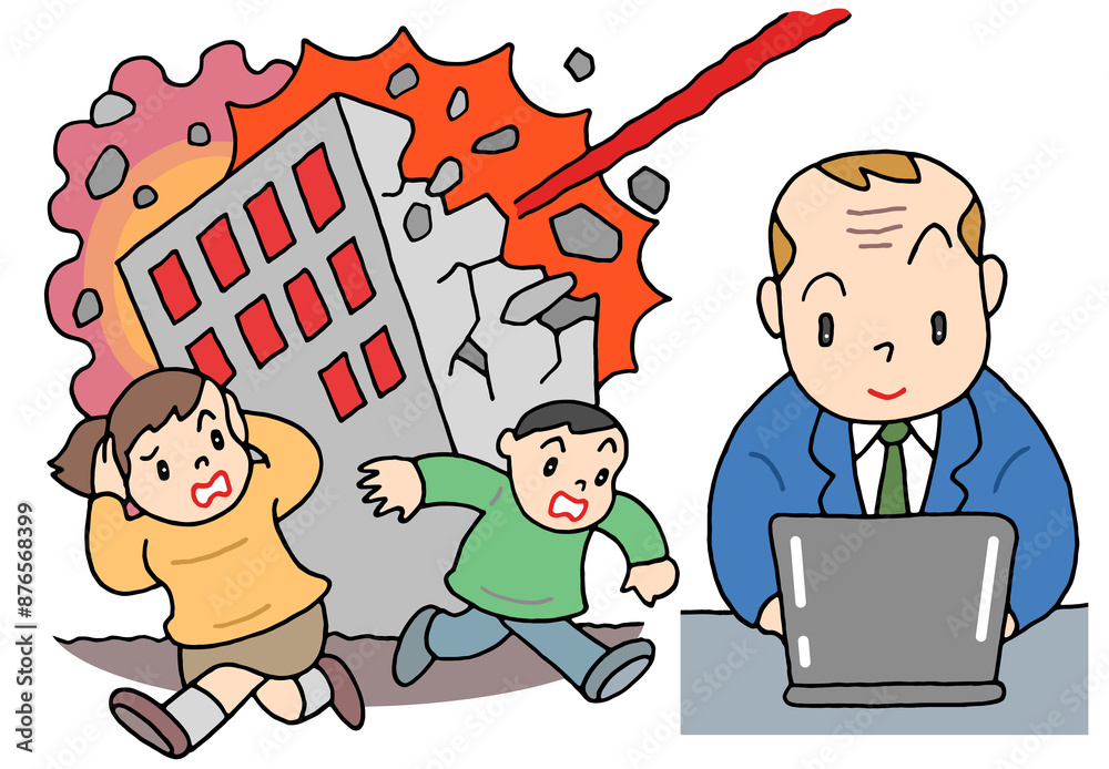 戦争・紛争のイラスト - 戦争指導者・戦場・戦禍・攻撃 Stock Illustration | Adobe Stock