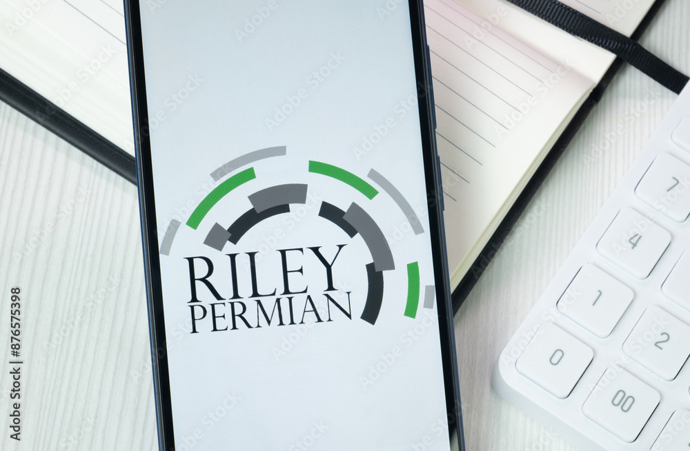New York, USA - 30 June 2024: Riley Permian Logo on Phone Screen ...