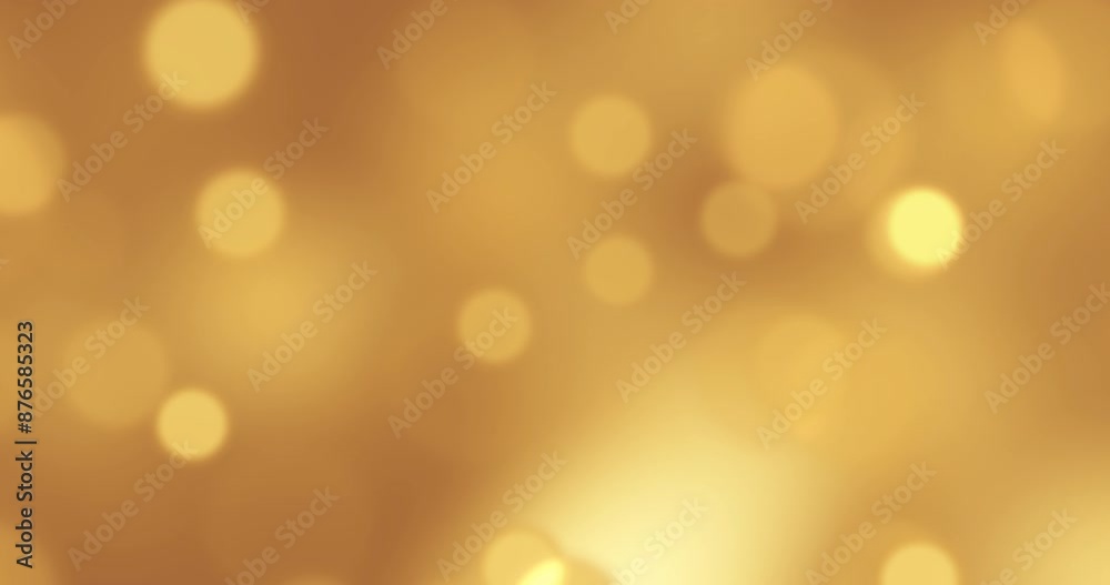 Golden Color Gradients Animated Background. Abstract Luxury Bokeh Background. Loop Animation ...