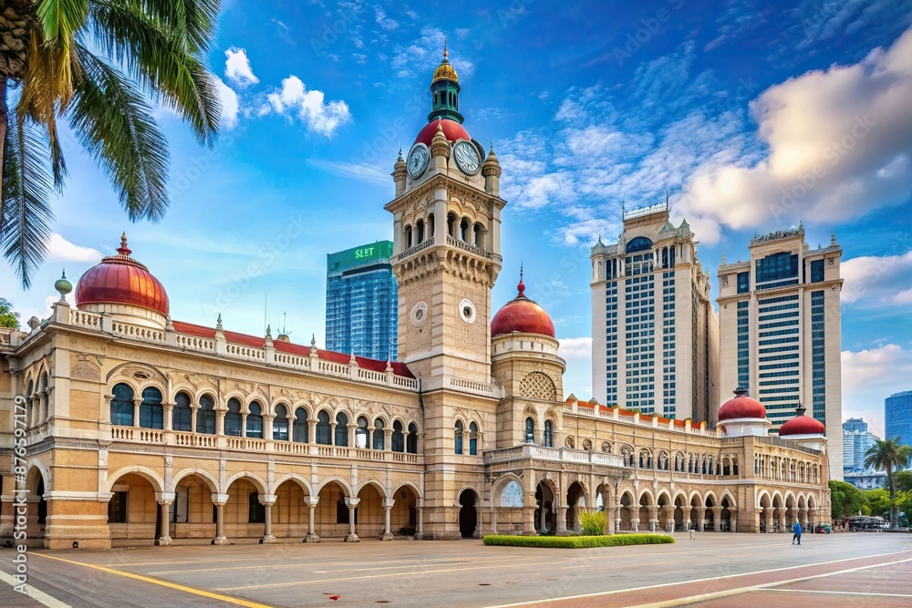 Sultan Abdul Samad Building at Merdeka square Kuala Lumpur Malaysia ...
