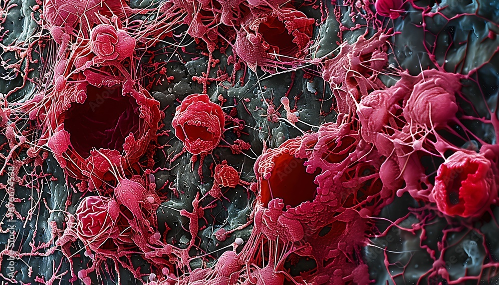 Fragmented RBCs, known as schistocytes, often suggest conditions like ...