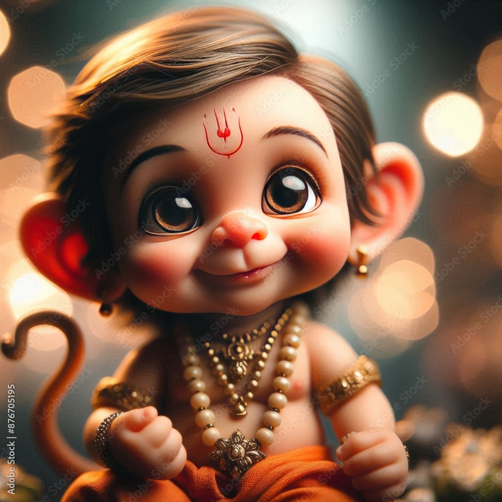 Lord ram | Lord Hanuman | Baby Hanuman Stock Photo | Adobe Stock
