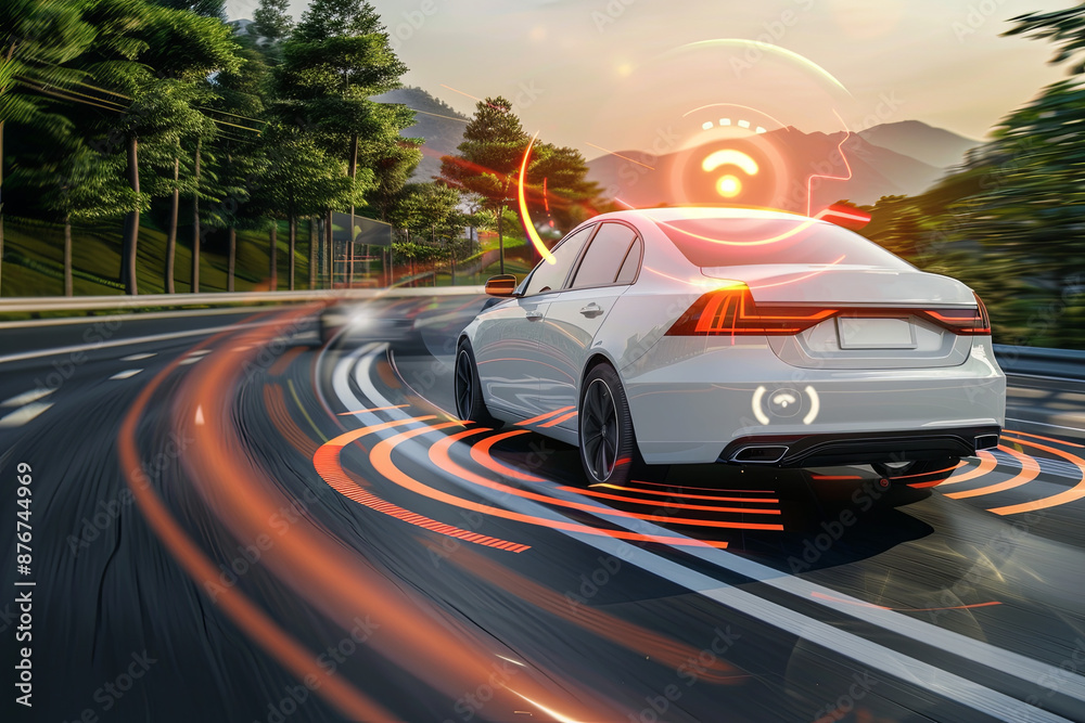 In the future, autonomous smart cars will scan the road for hazards ...