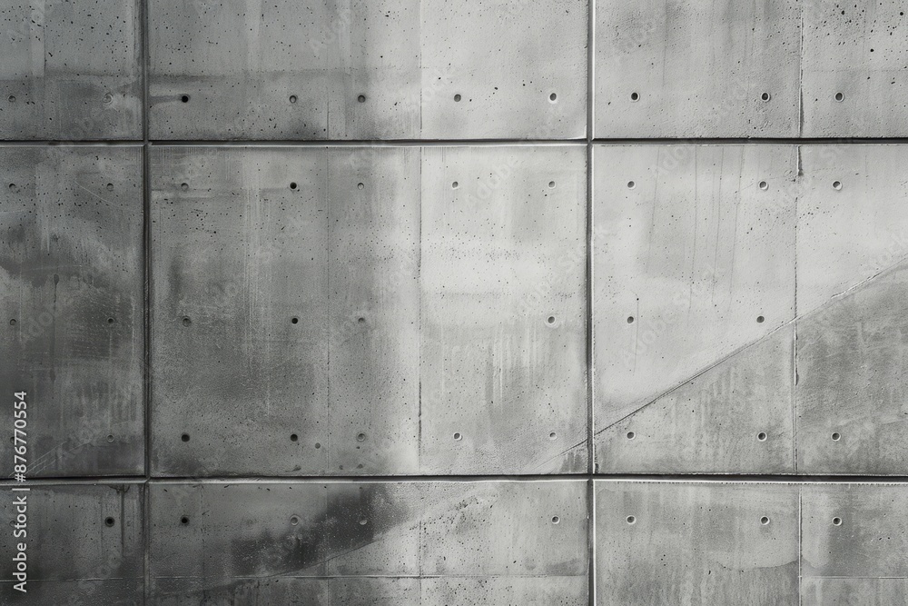 Smooth concrete wall with faint lines and geometric patterns from ...