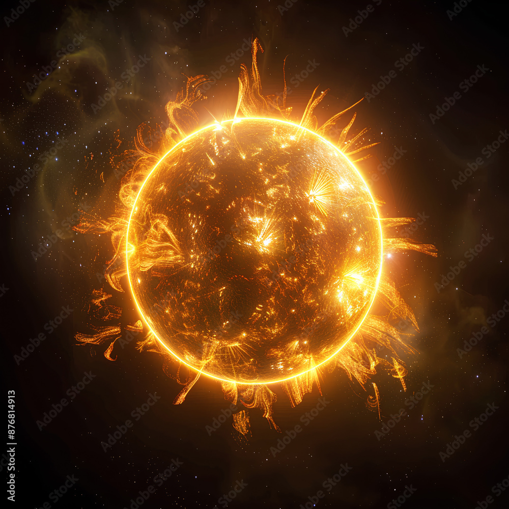 Unleash the Power of the Sun: Radiating Images of Solar Flares, Hot ...