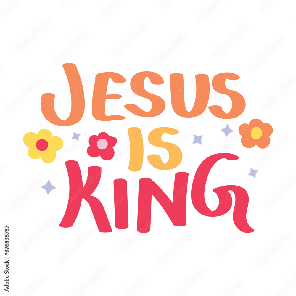 Christian typography design for Sticker. The message of the Gospel of ...