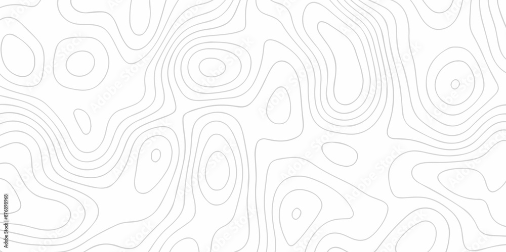 The stylize topography landscape grid map and counter wave line ...