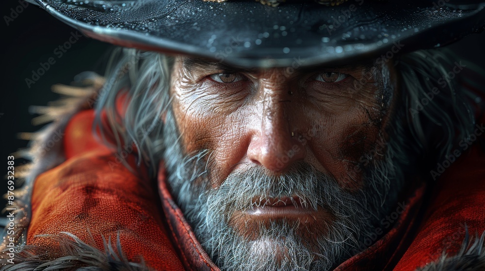 An animated movie character design representing a legendary heroic ...