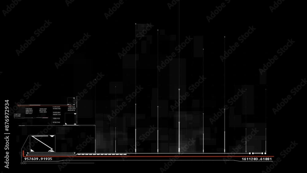 Sci-fi Frame Interface. HUD concept design of frame with brackets ...