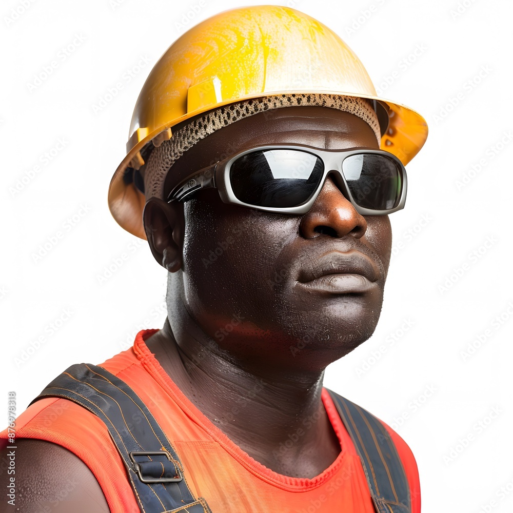 heat wave, construction workers in hot weather,hot weather shines a ...