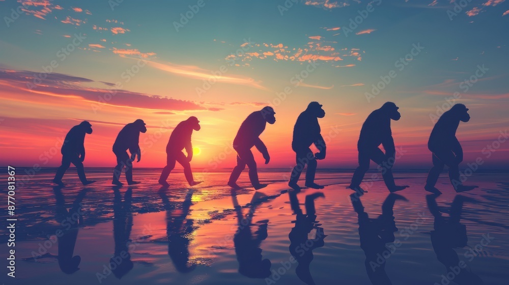 Human evolution. A study of the sequence of biological evolution of ...