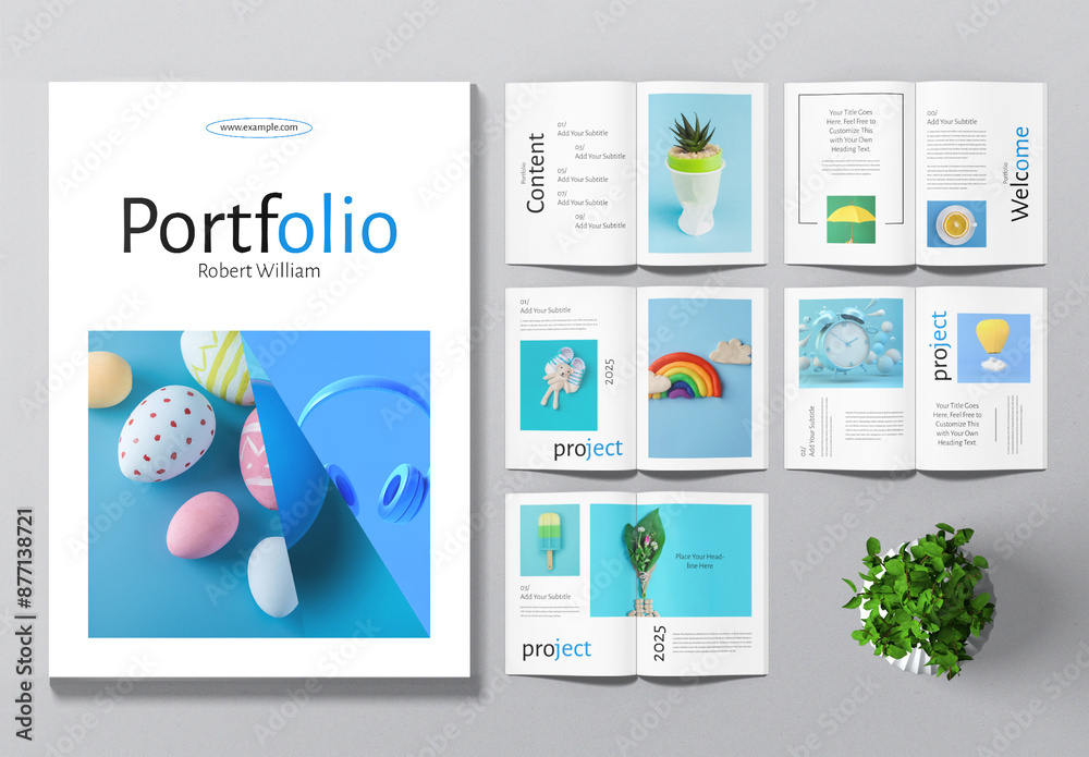Portfolio Layout Stock Template | Adobe Stock