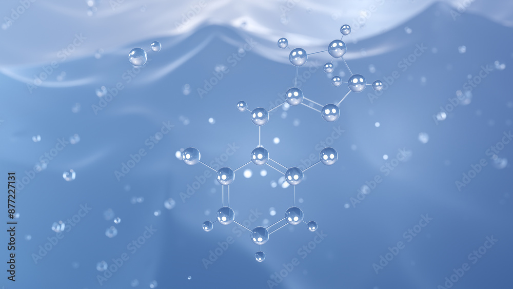 clonidine hydrochloride molecular structure, 3d model molecule ...