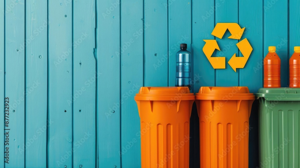 Creative infographic showing waste reduction statistics, waste ...