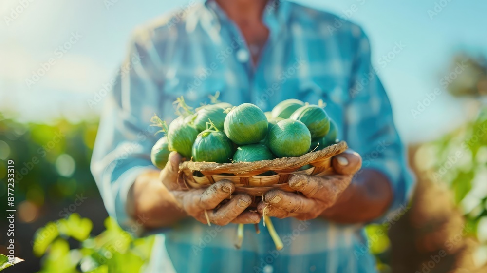 Farmer implementing no-till farming techniques, sustainable crop ...