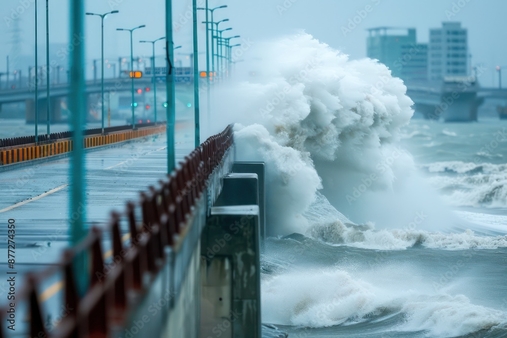 Powerful Storm Surge Threatens Coastal Communities Emergency Alert, Coastal flooding, rising sea ...
