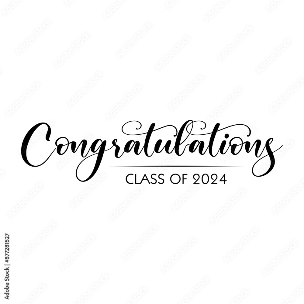 Vetor de Class of 2024 design, College t-shirt design printable text ...