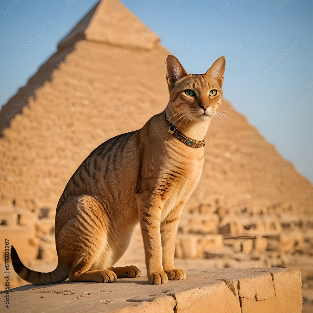 ancient egypt godness cat bastet , egyptian , ginger cat , orange cat ...