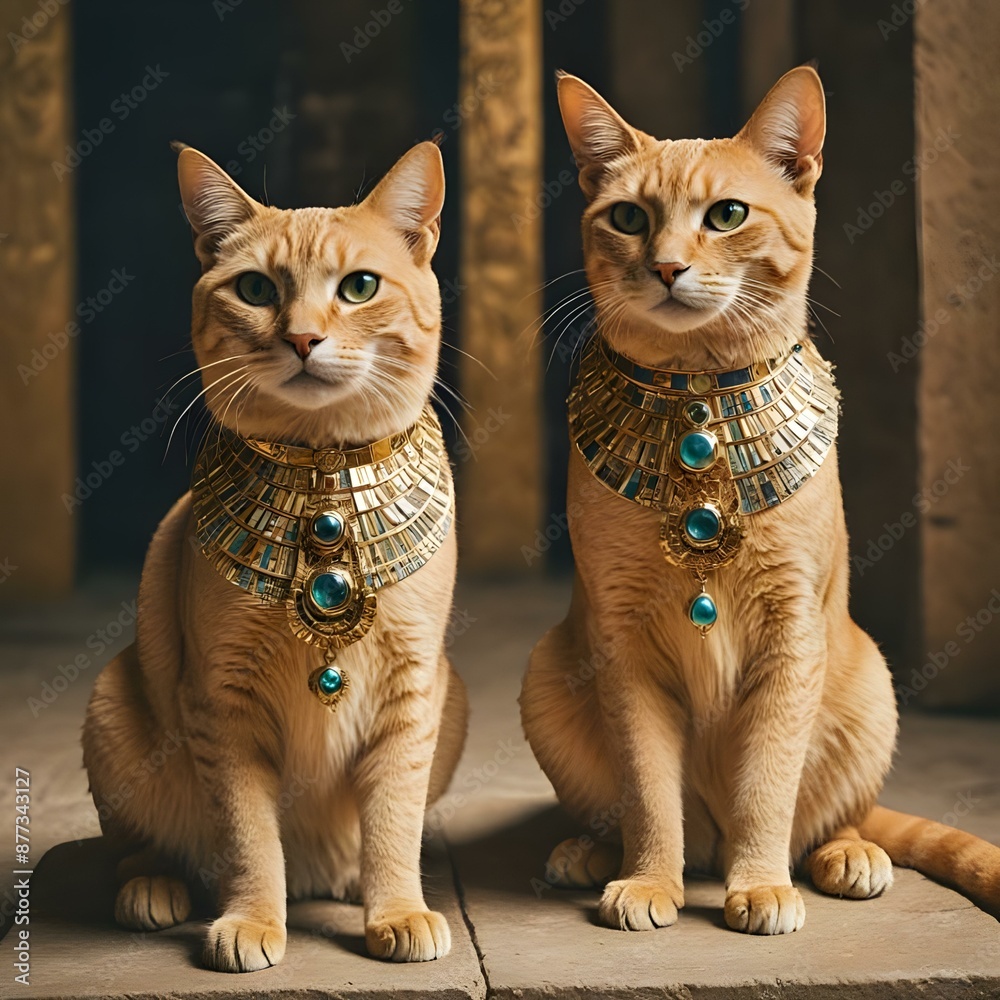 ancient egypt godness cat bastet , egyptian , ginger cat , orange cat ...