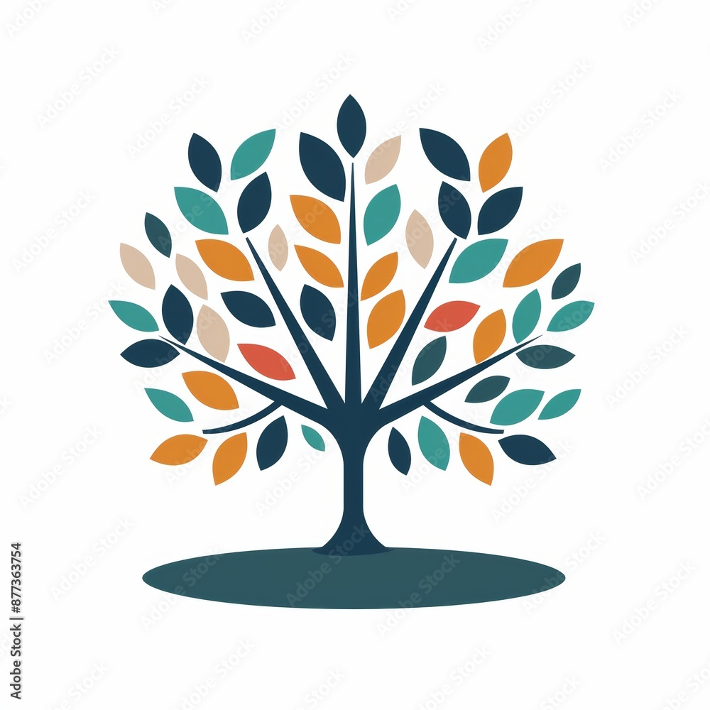 Dynamic Community Growth: Animated GIF of a Growing Tree Representing ...
