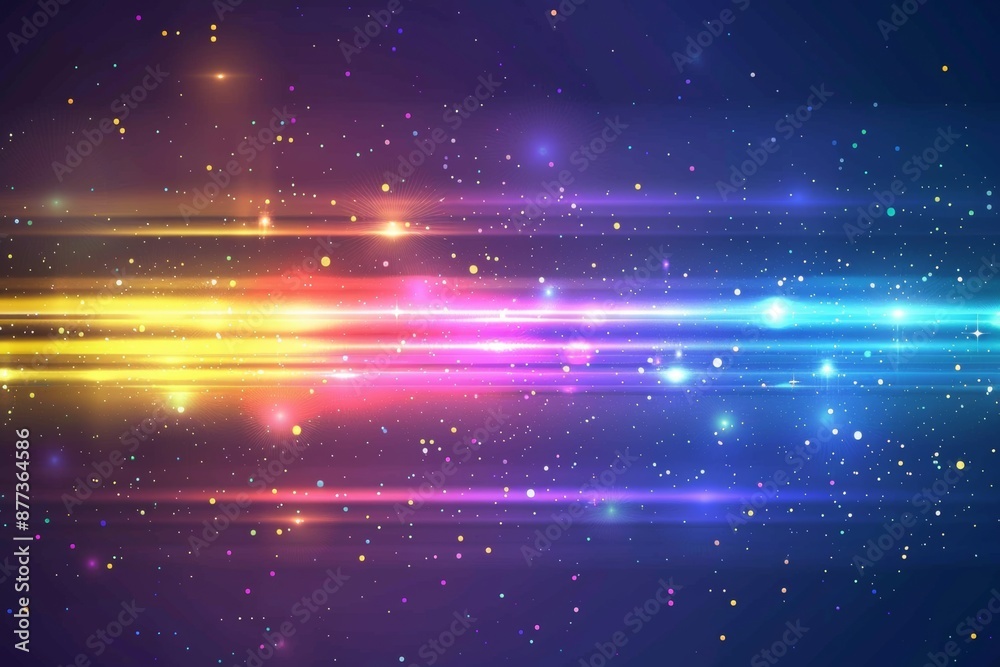 Stylish synthwave color concept with purple and blue gradient ...