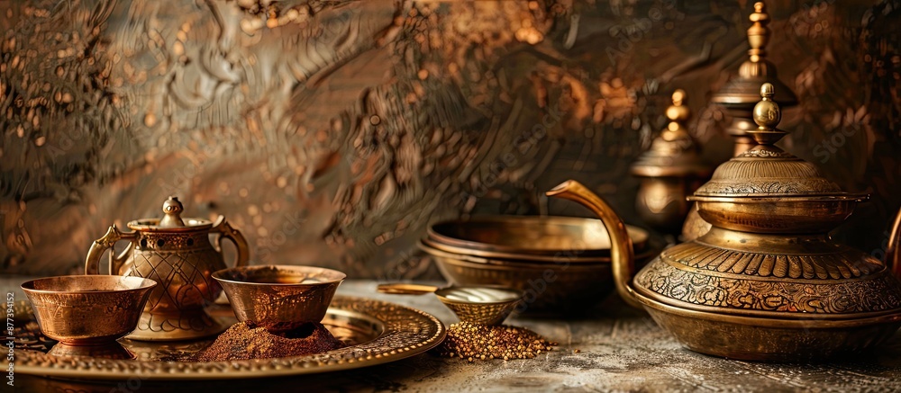 Traditional Indian kitchen utensils made of brass from Punjab featured ...