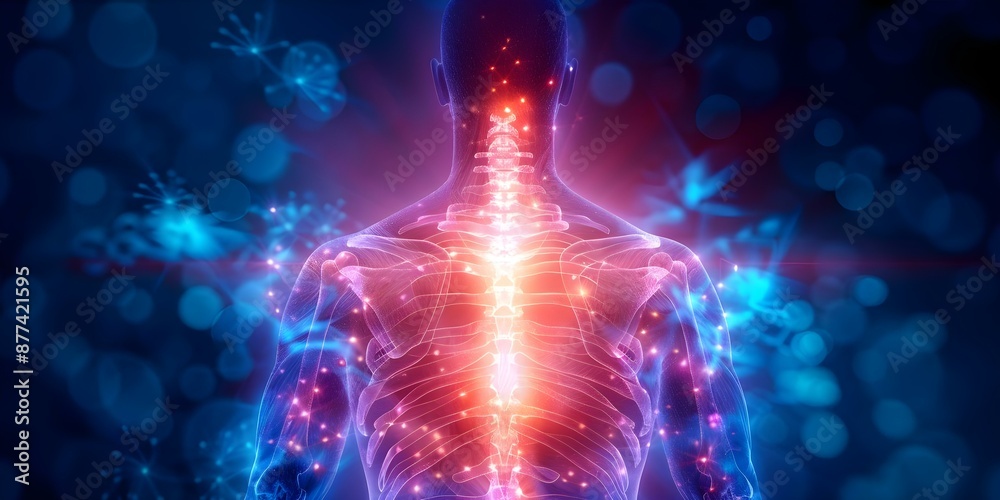 Illustration Of Muscles Contracting And Causing Sharp Cramp Sensation And Discomfort Concept