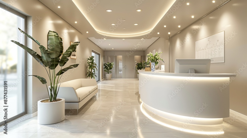 medical office reception, new reception area design in a doctors office ...