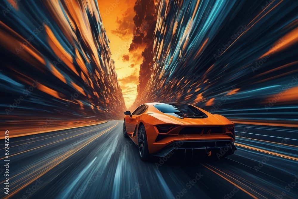 Abstract images of roads and routes, emphasizing direction and purpose ...