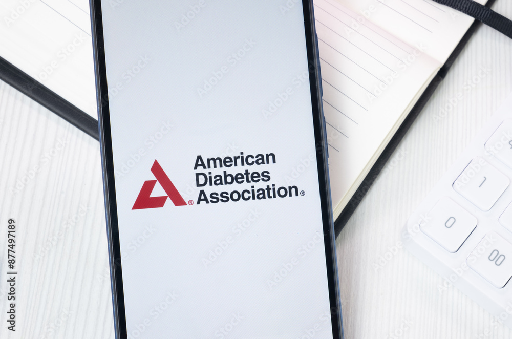 New York, USA - 30 June 2024: ADA American Diabetes Association Logo or ...