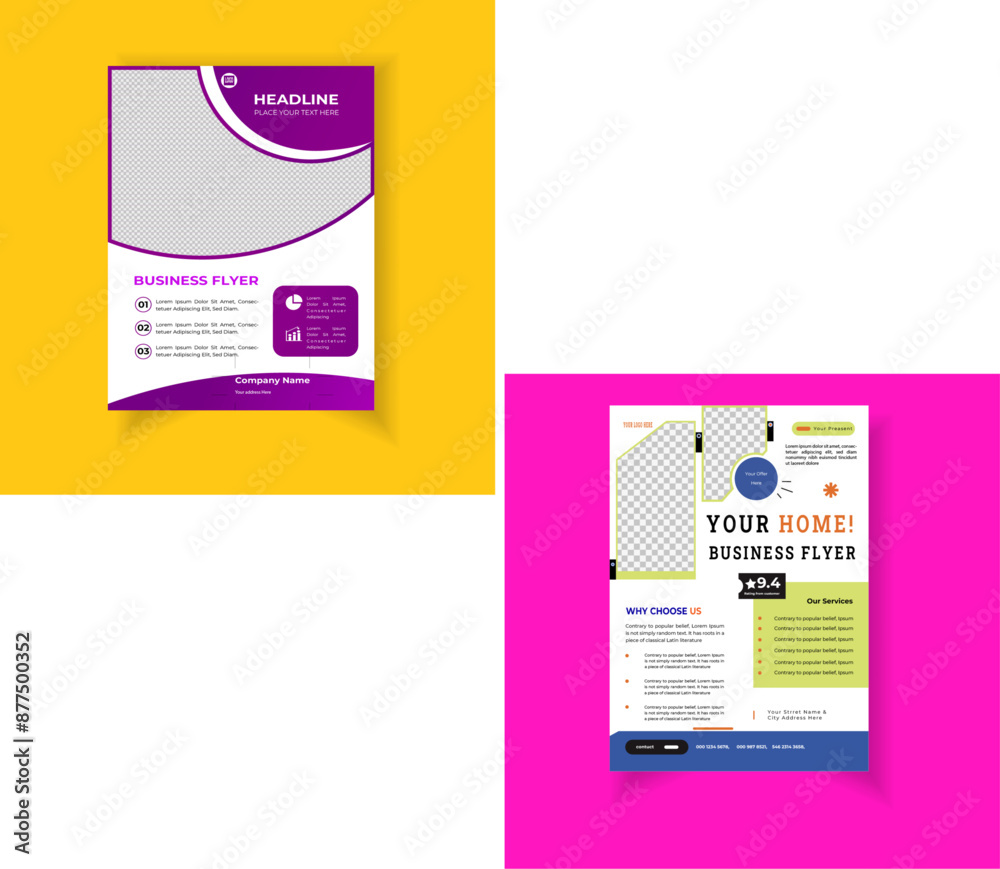 42 item business & service flyer design,Flyer template,flyer design and ...