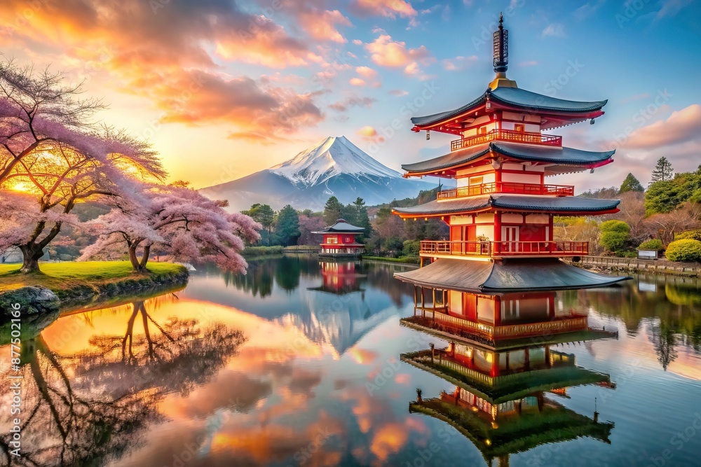 Japanese background landscape background pc wallpaper Asian wallpaper ...