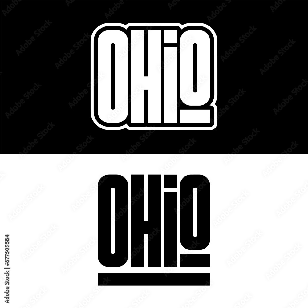 Ohio text effect vector. Editable college t-shirt design printable text ...