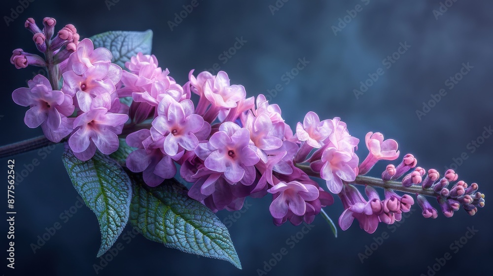 Statice flower showcases its bright, clustered petals fanning out ...