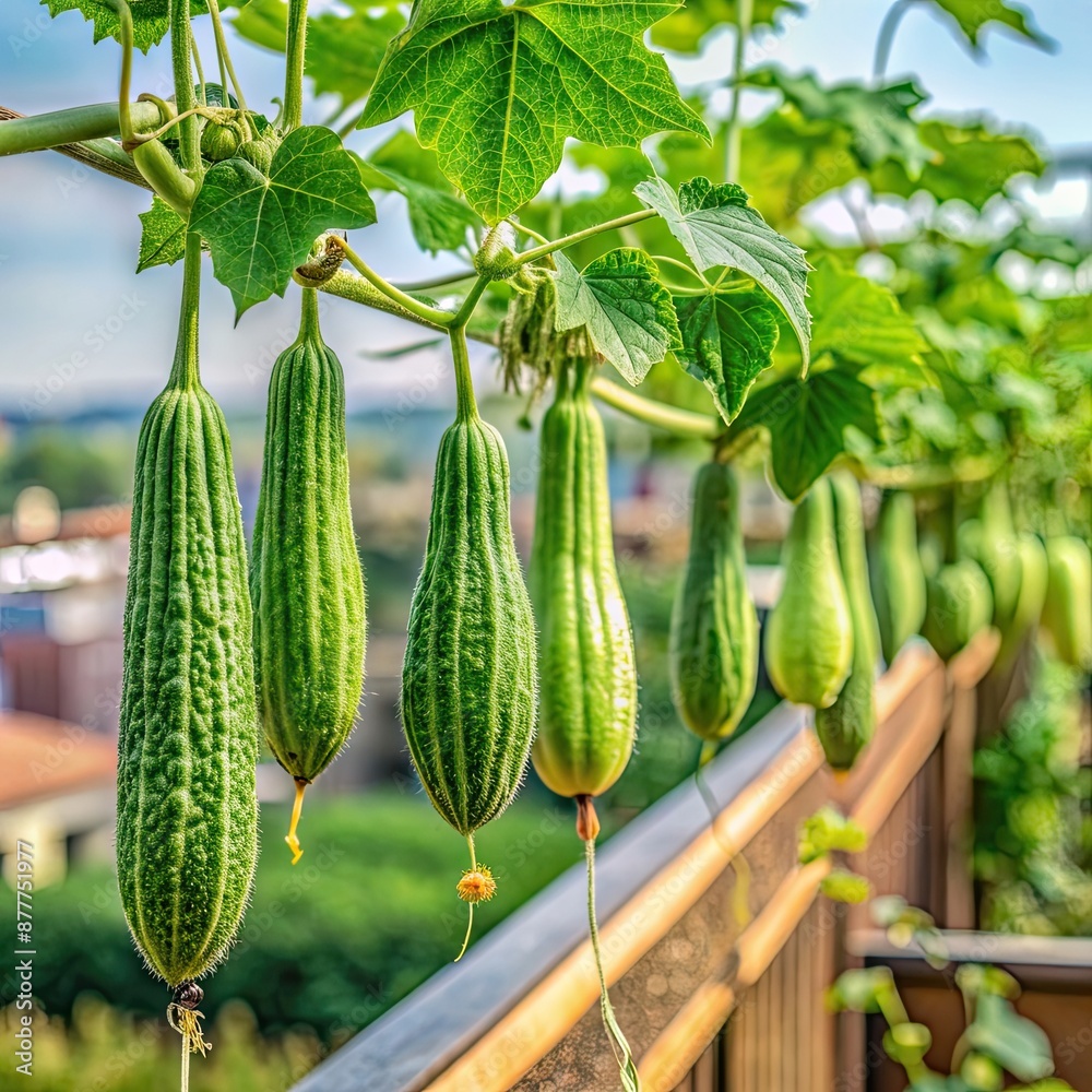 growth stages of ridge gourd organic rooftop terrace gardening organic ...